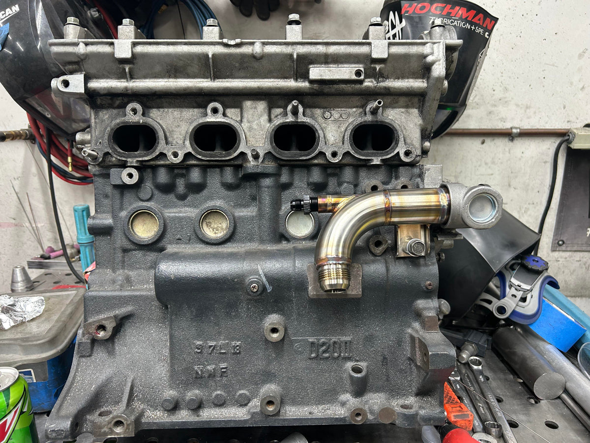 RWD 4G63 Water Pipe – Raven Fabrication